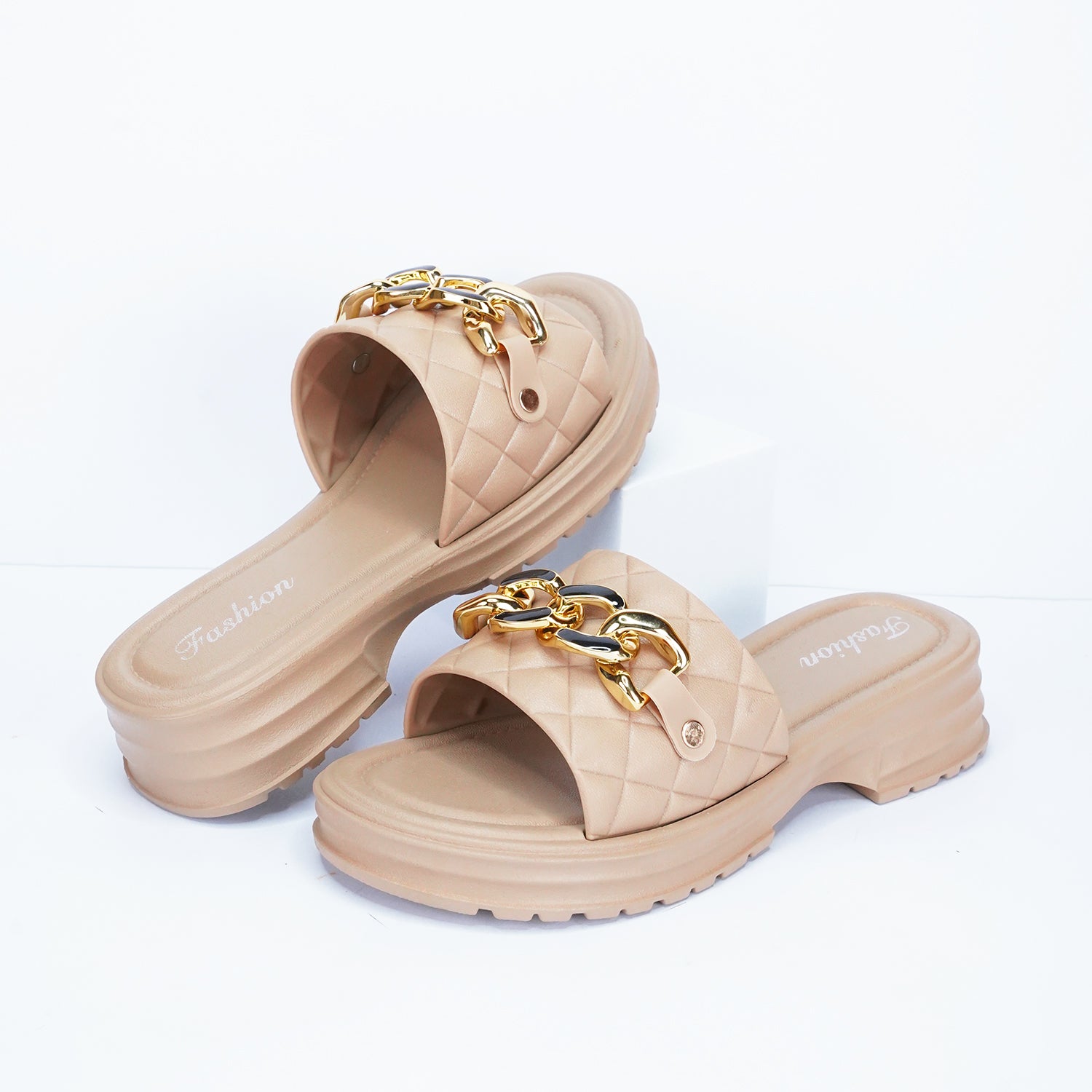 GOLD WALKER SOFTIE FEMALE - BEIGE – I Shoes